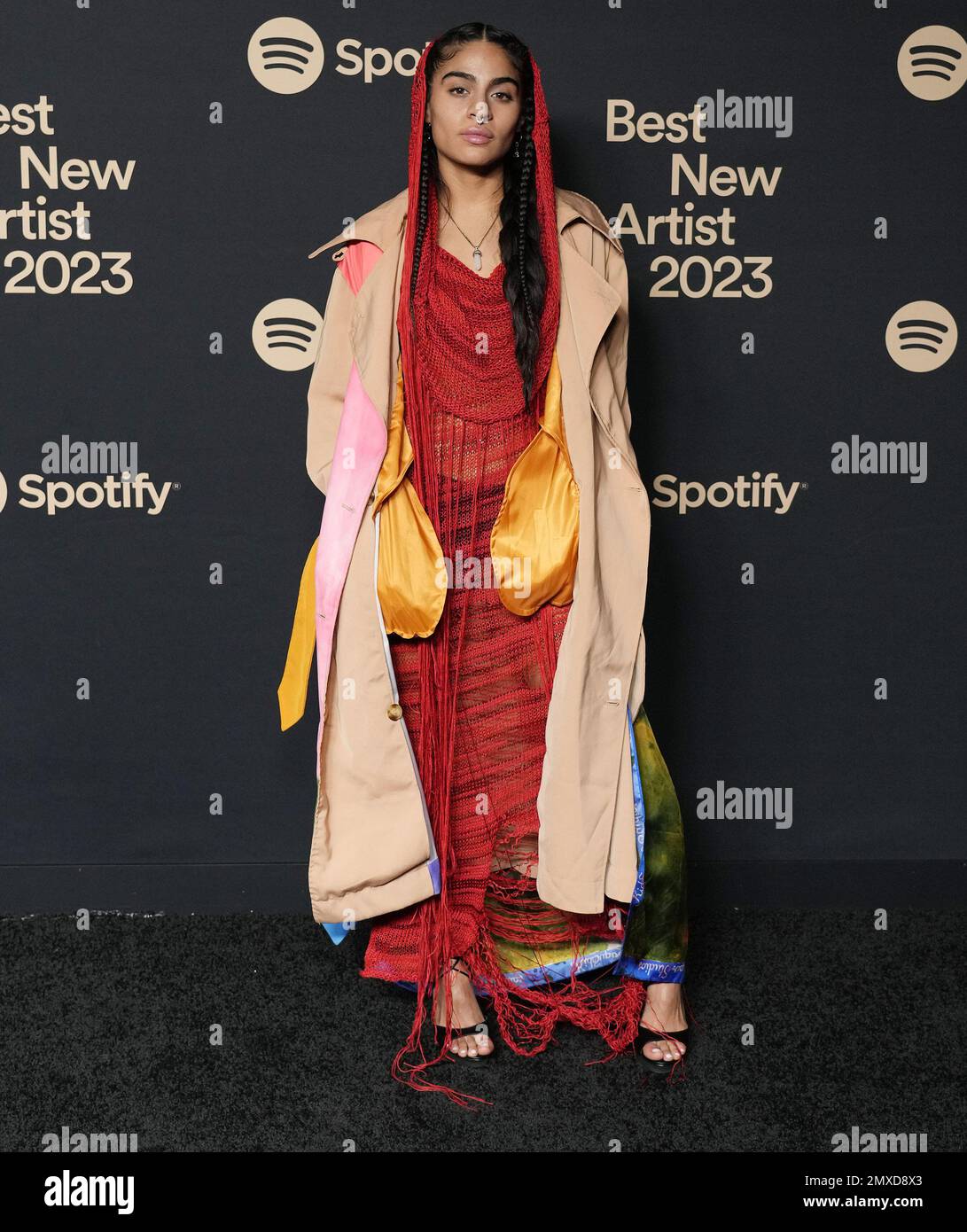 West Hollywood, CA, February 2, 2023. Jessie Reyez arrives at the ...