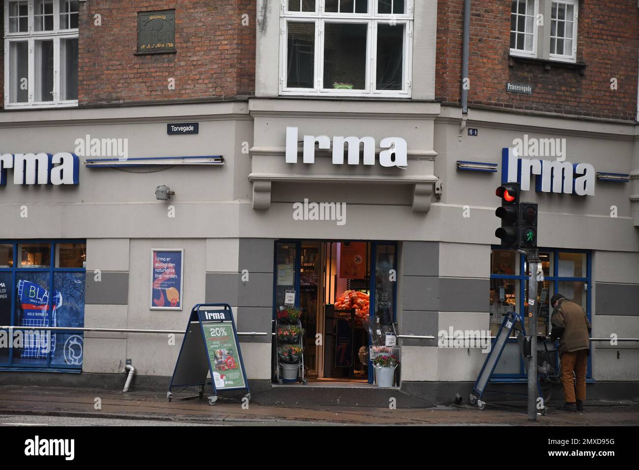 Copenhagen/Denmark/03 February 2023/Irma food market Denmark oldest ...