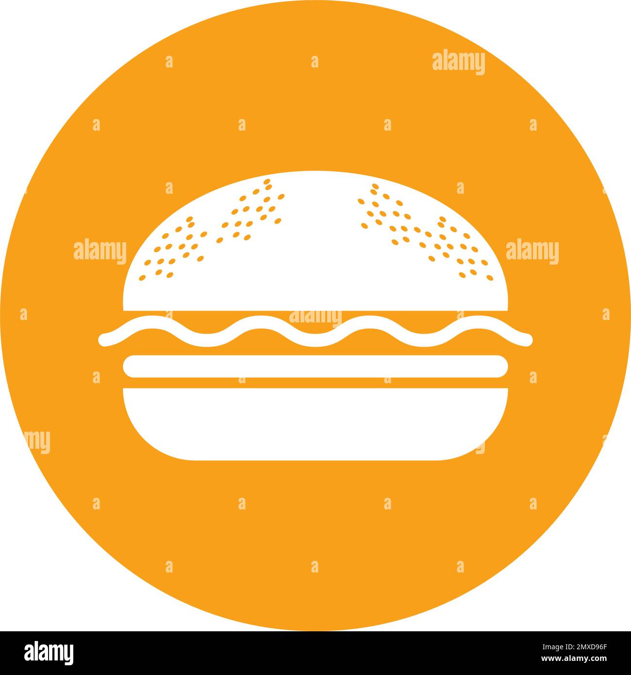 Burger logo vector illustration design background Stock Vector Image ...