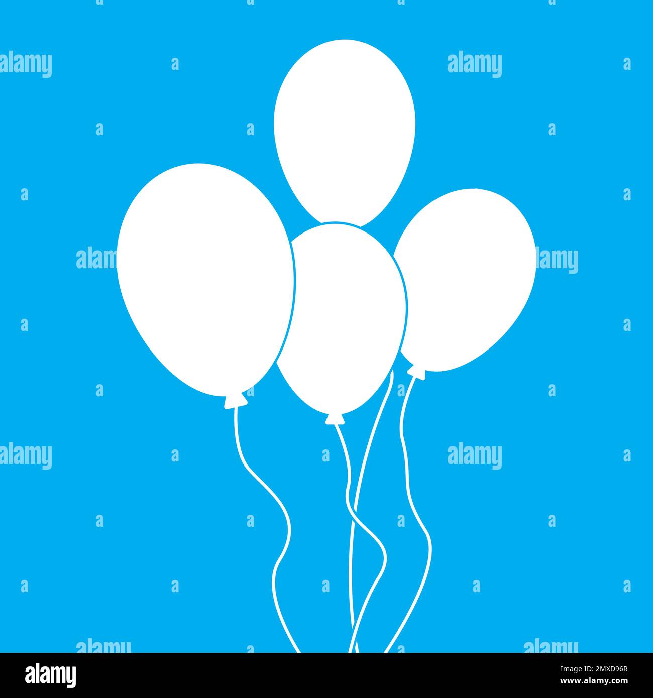 Balloon icon clipart. Balloon icon image.illustration design template ...