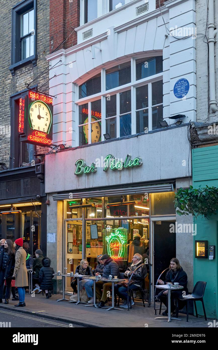 bar italia soho london Stock Photo - Alamy