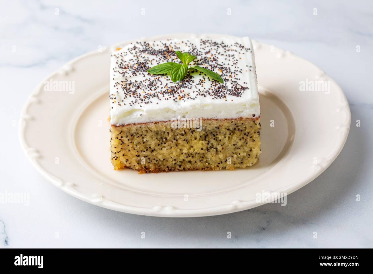 A dessert from traditional Turkish cuisine; Poppy cake, sweet. (Turkish ...
