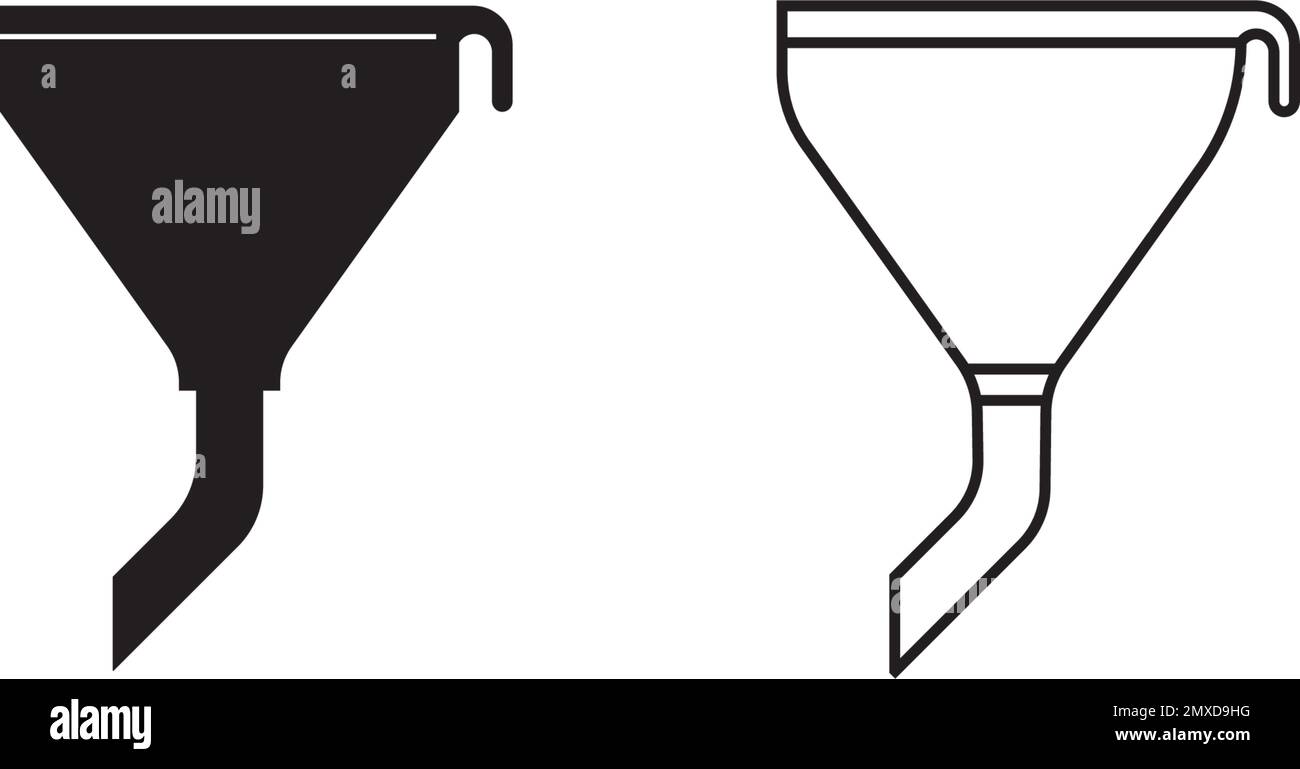 Funnel icon vector illustration design template Stock Vector Image ...