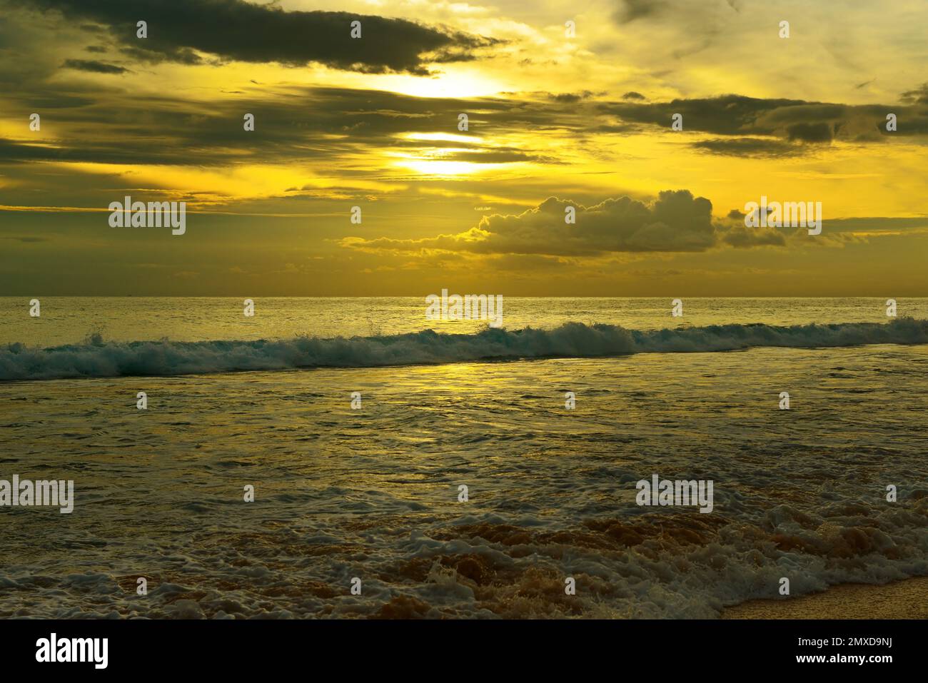 Sunlight over golden ocean hi-res stock photography and images - Alamy