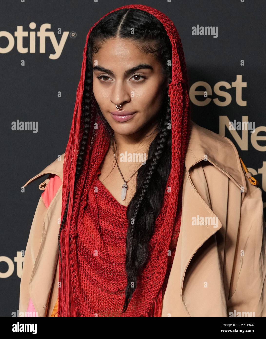 Los Angeles, USA. 02nd Feb, 2023. Jessie Reyez arrives at the Spotify's 2023 Best New Artist ...