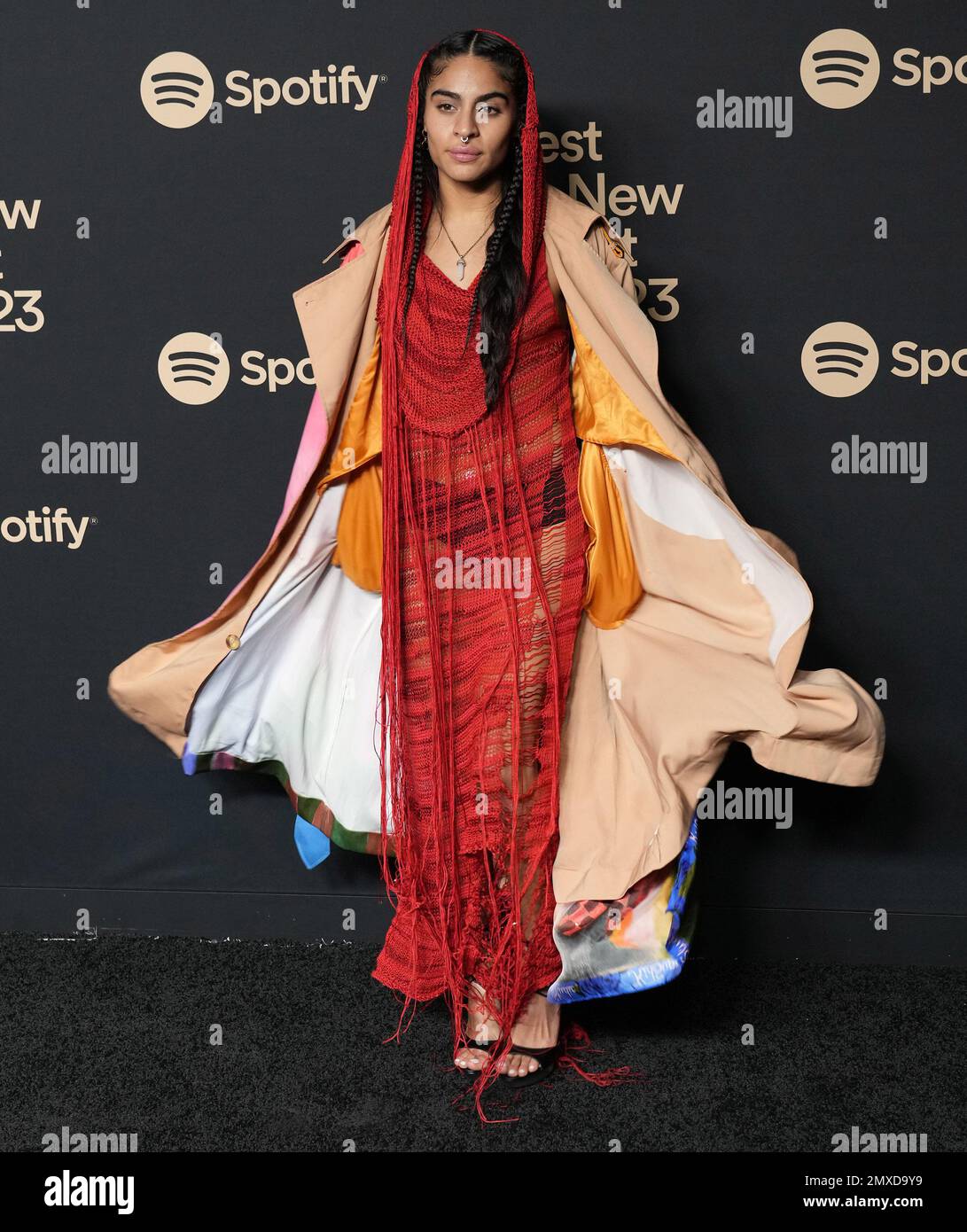 Los Angeles, USA. 02nd Feb, 2023. Jessie Reyez arrives at the Spotify's 2023 Best New Artist ...
