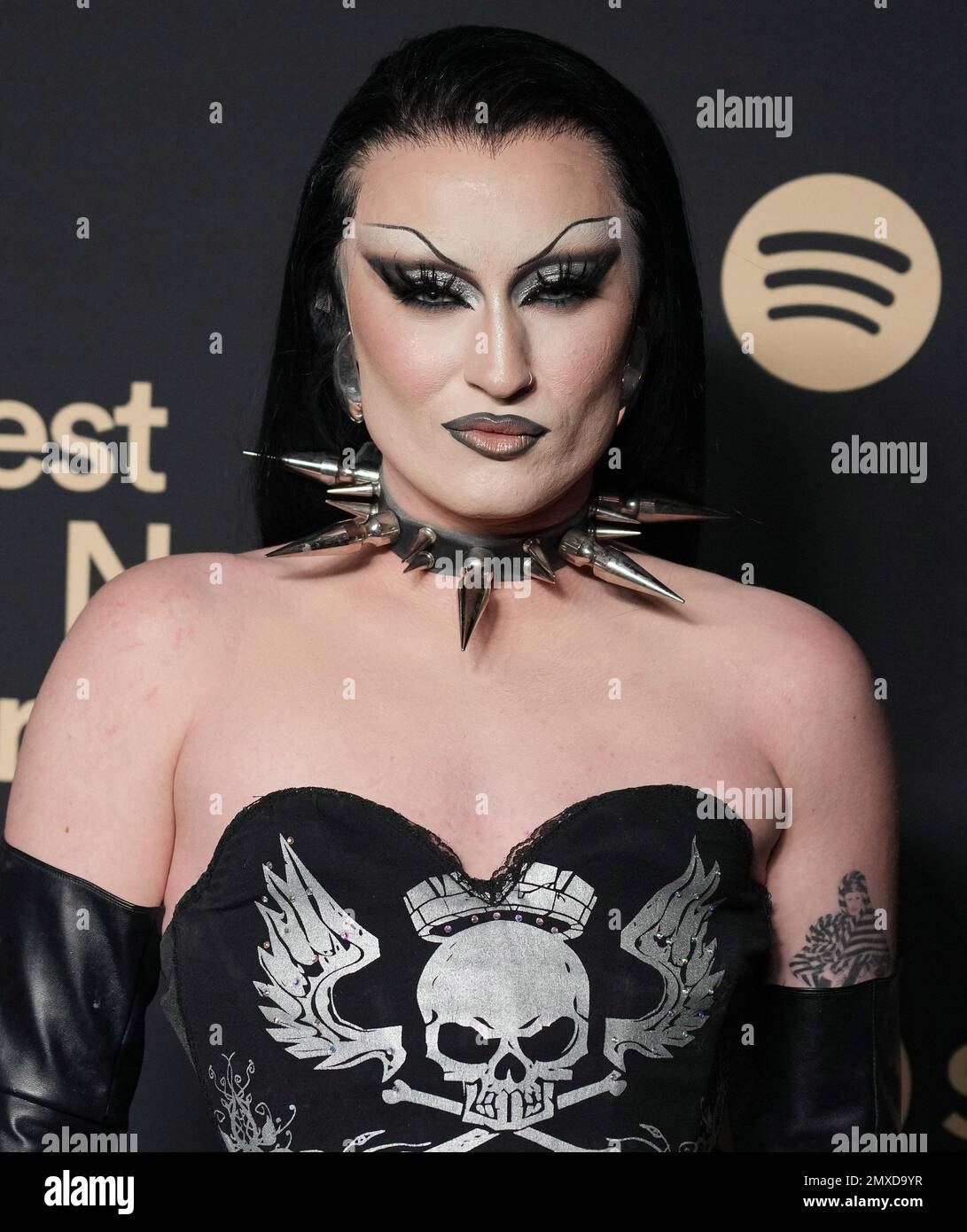 Los Angeles, USA. 02nd Feb, 2023. Gottmik arrives at the Spotify's 2023 ...