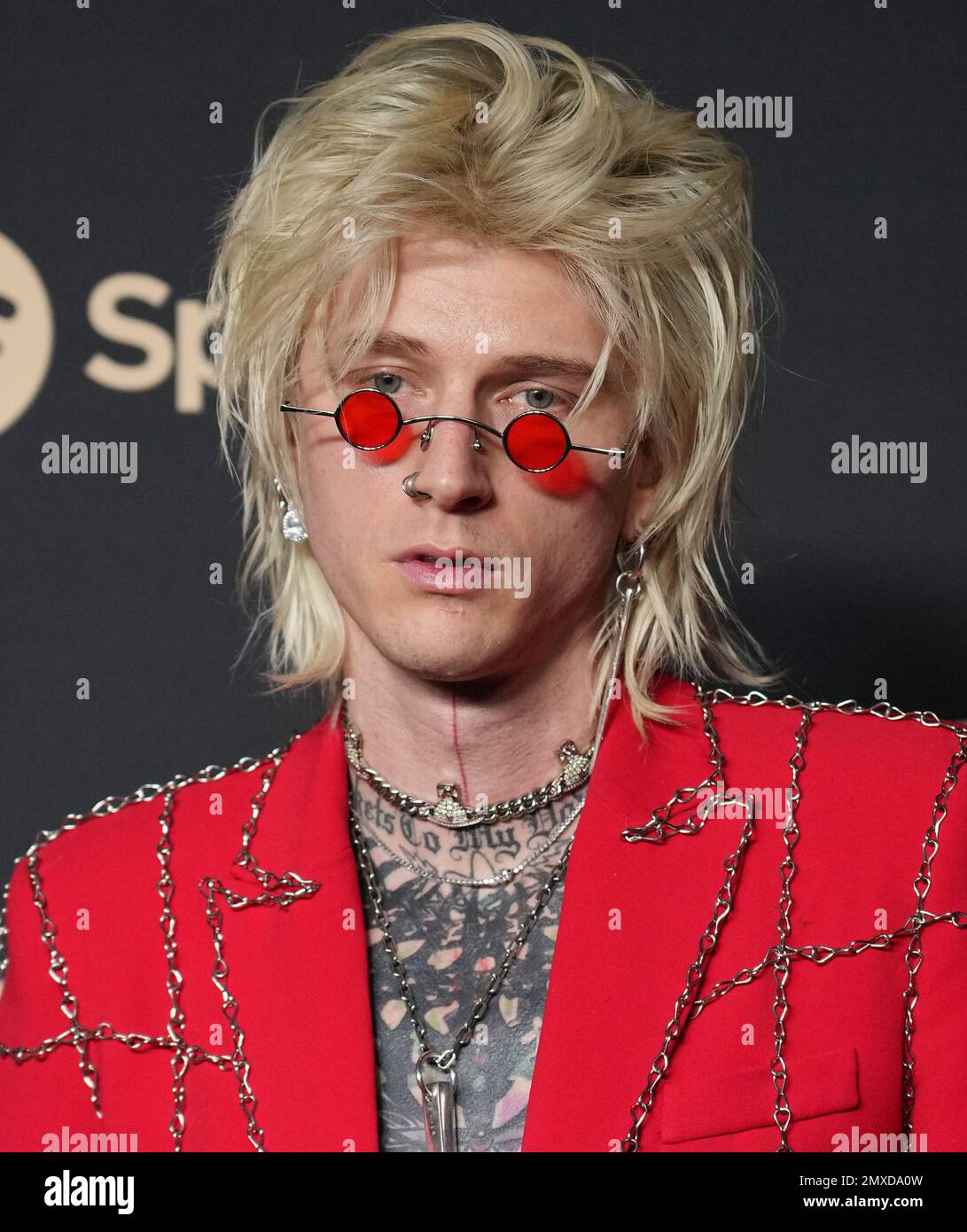 Los Angeles, USA. 02nd Feb, 2023. Machine Gun Kelly arrives at the ...
