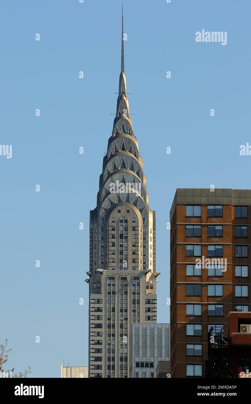The Chrysler Building, art-deco skyscraper which was once the tallest ...