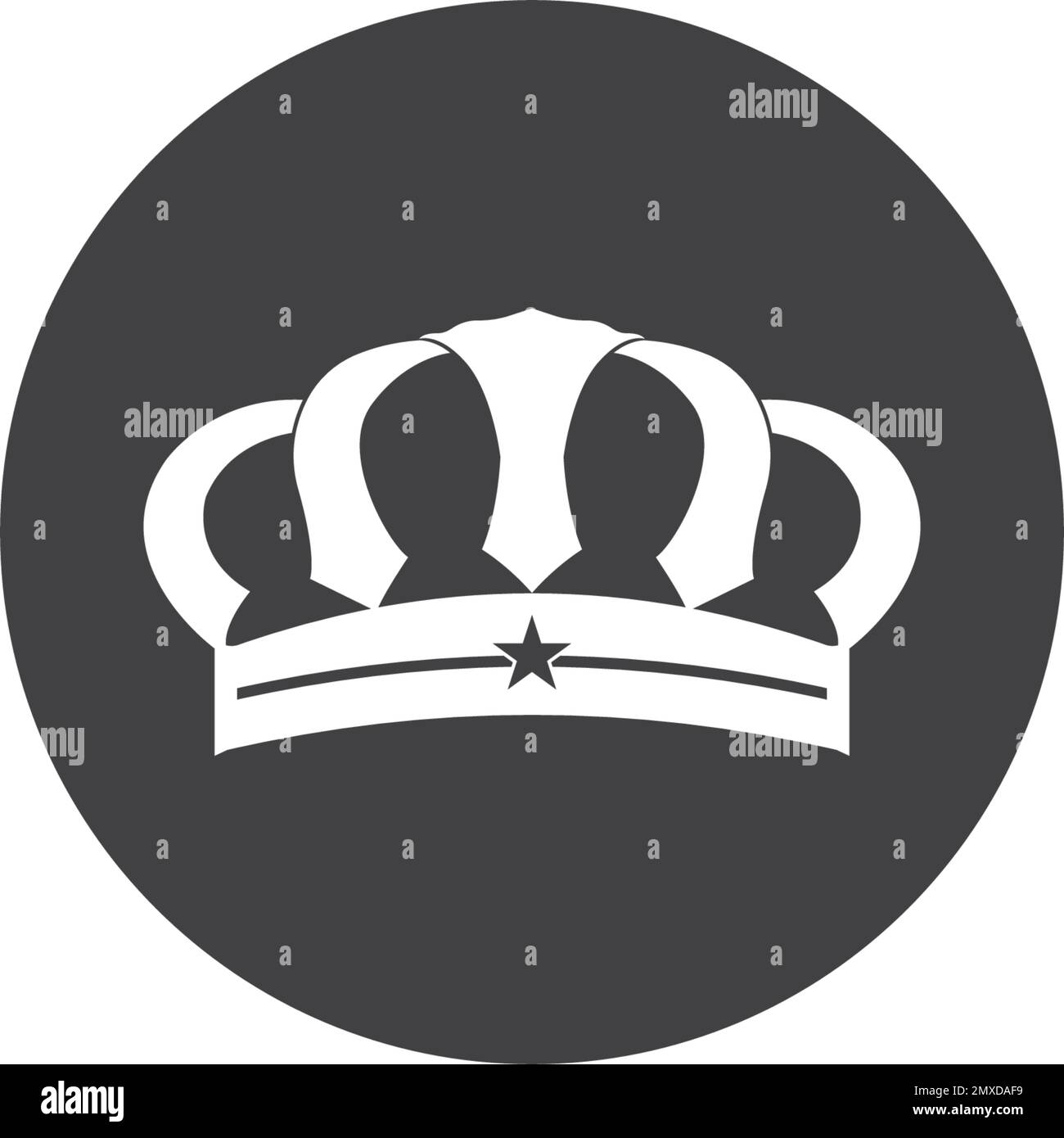 Crown Logo Vector Design Illustration Template Background Stock Vector Image And Art Alamy