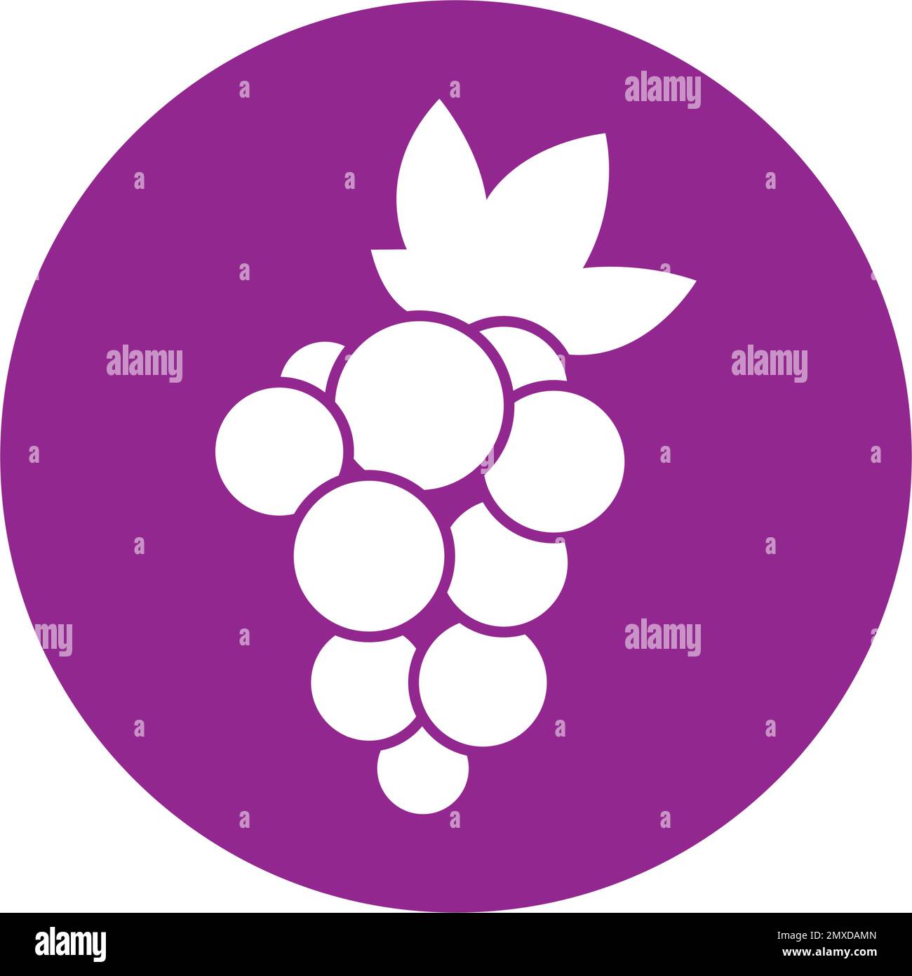 Grape icon vector illustration logo design Stock Vector Image & Art - Alamy