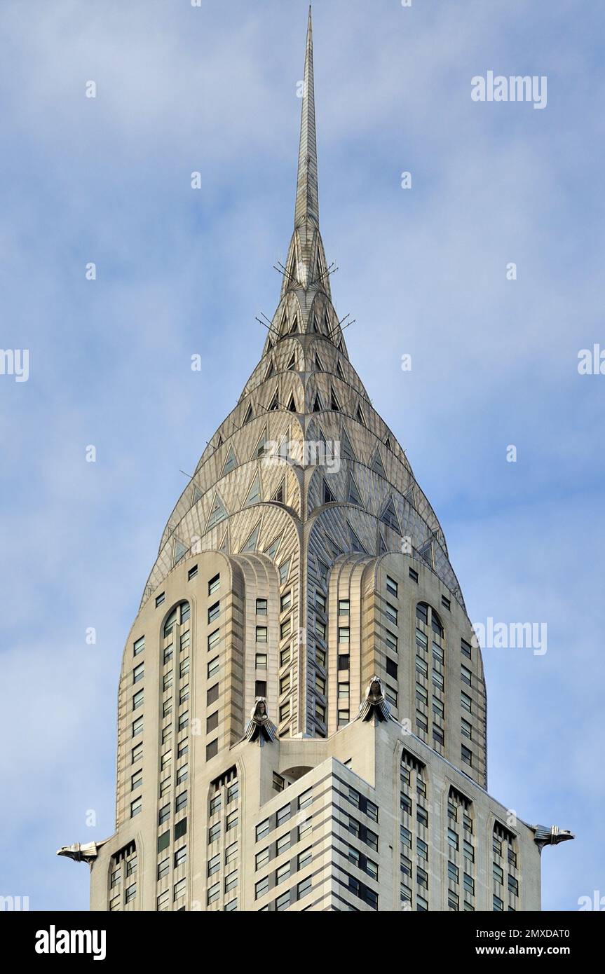 The Chrysler Building, art-deco skyscraper which was once the tallest ...