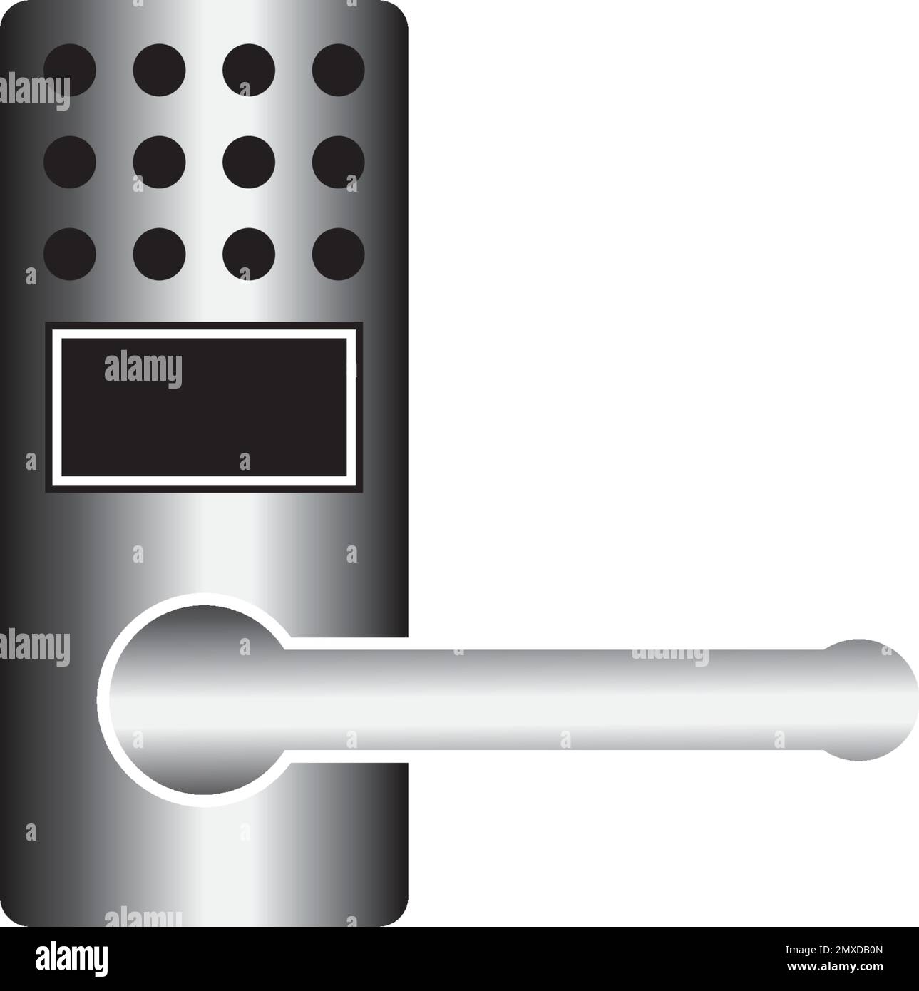 Smart lock icon vector illustration logo design Stock Vector Image ...