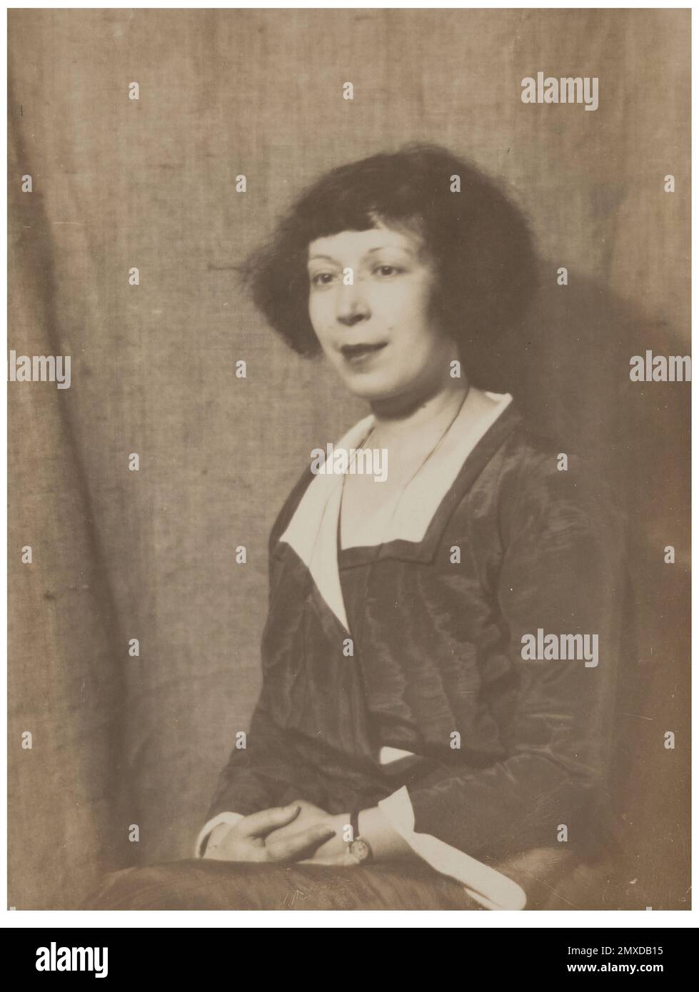Portrait of Marie Laurencin. Museum: © Man Ray Trust Stock Photo - Alamy