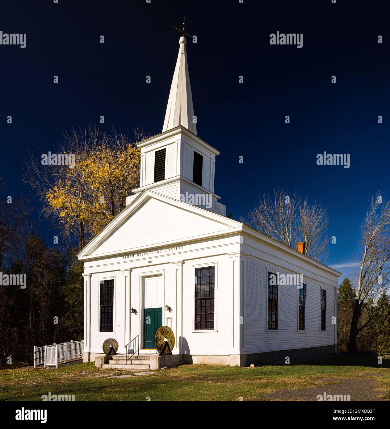 Pelham Hill Congregational Church Pelham, Massachusetts, USA Stock ...