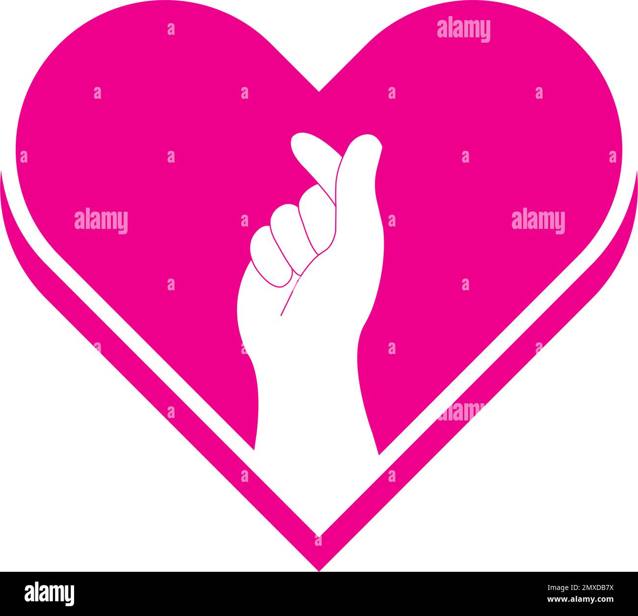 I Love You Hand Sign Heart