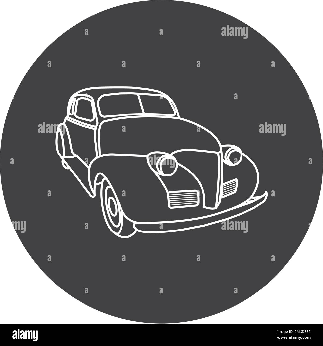 vintage car icon vector illustration design template Stock Vector Image ...