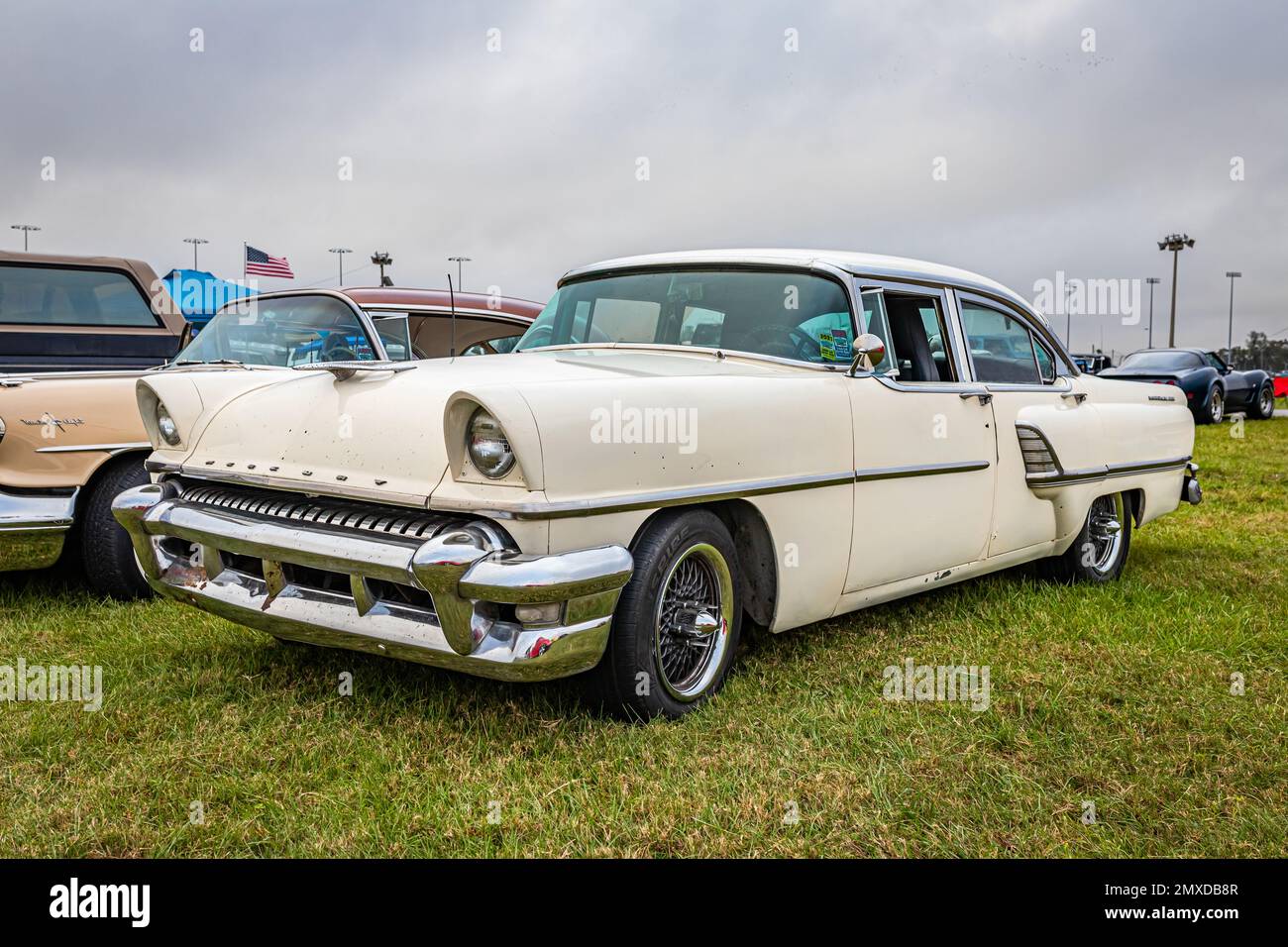 Daytona Beach, FL - November 26, 2022: Low perspective front corner ...