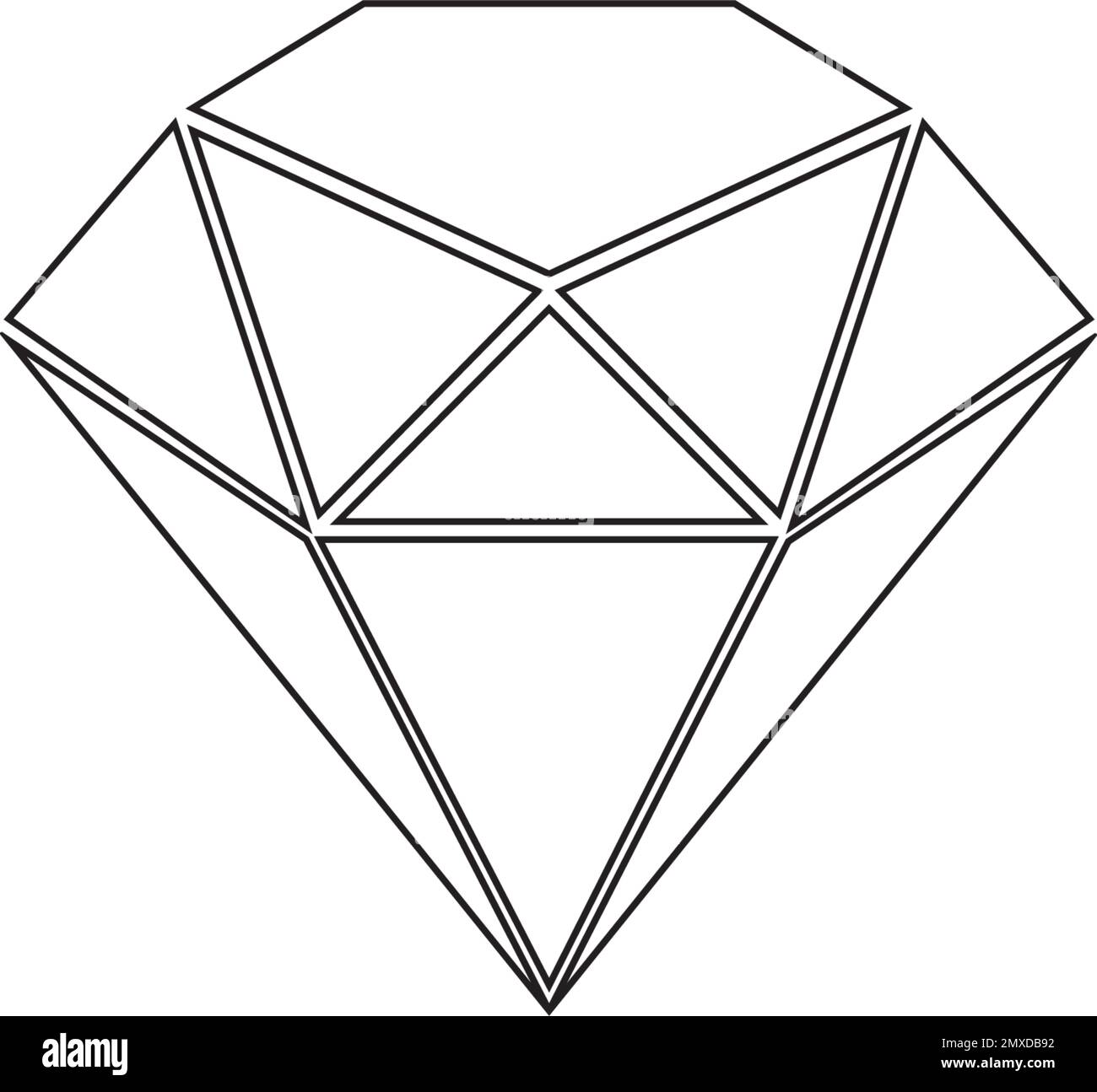 Diamond icon vector illustration logo design Stock Vector Image & Art ...