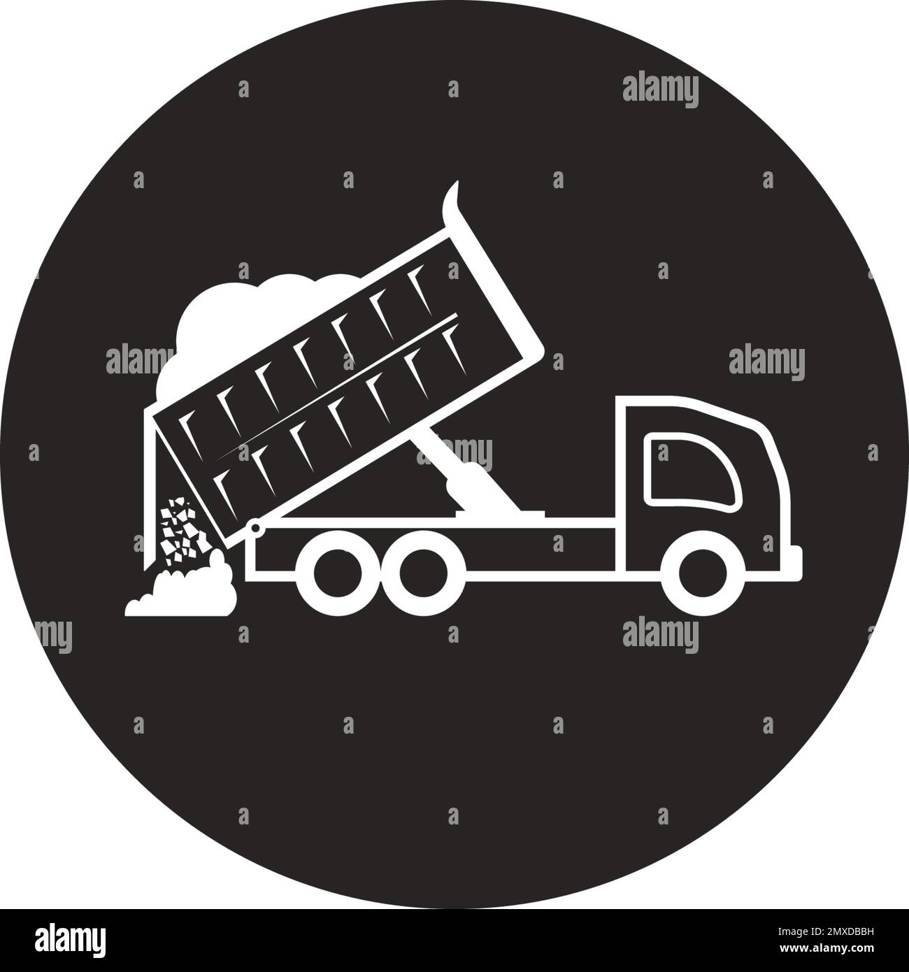 Shipping waste illustration Cut Out Stock Images & Pictures - Alamy