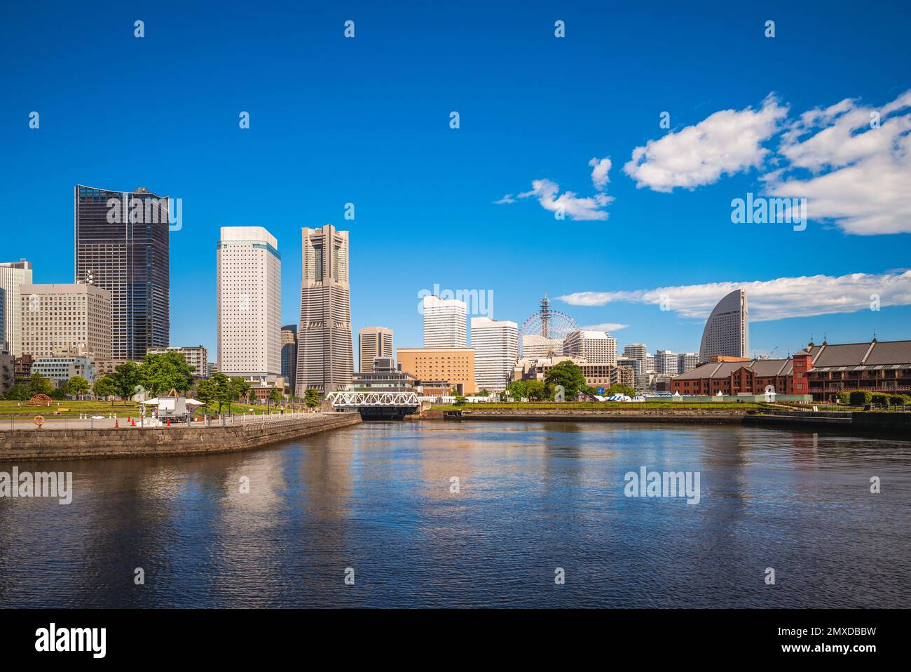 Scenery of yokohama port in yokohama, japan Stock Photo - Alamy