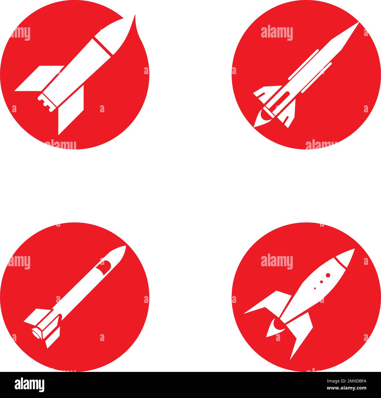 Missile icon vector illustration logo design Stock Vector Image & Art ...