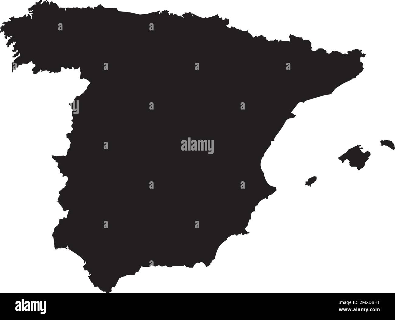 map of Spain icon vector illustration symbol design Stock Vector Image ...