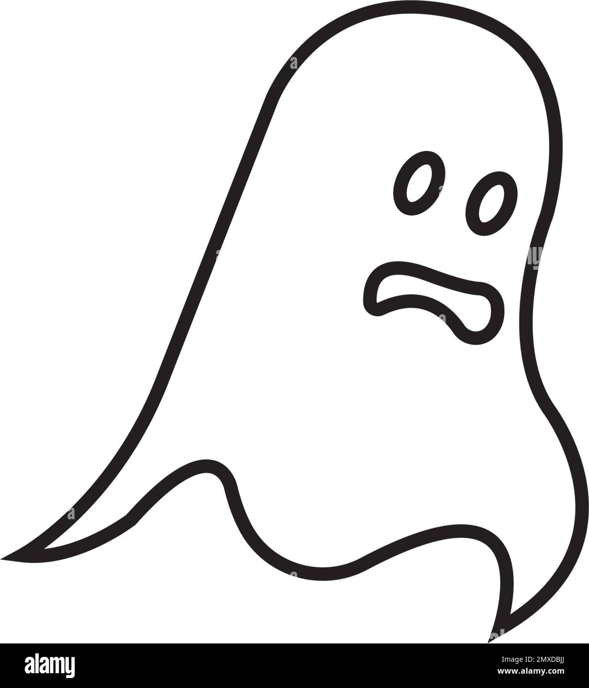 Creepy ghost vector vectors hi-res stock photography and images - Alamy