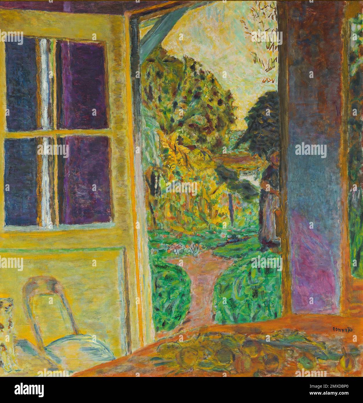 Door Open onto the Garden (La Porte ouverte sur le jardin). Museum ...
