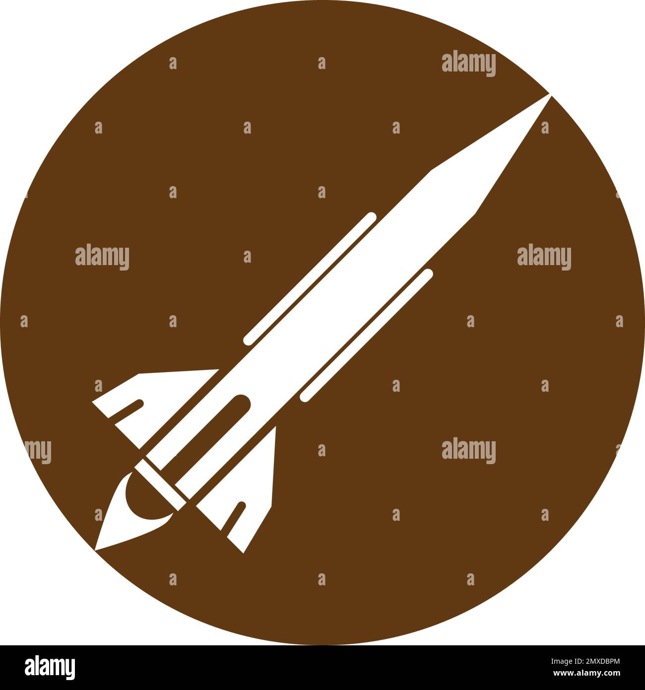 Missile icon vector illustration logo design Stock Vector Image & Art ...