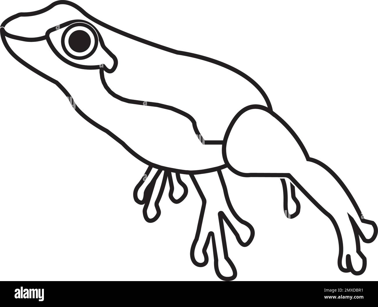 Frog icon vector illustration logo design template Stock Vector Image ...