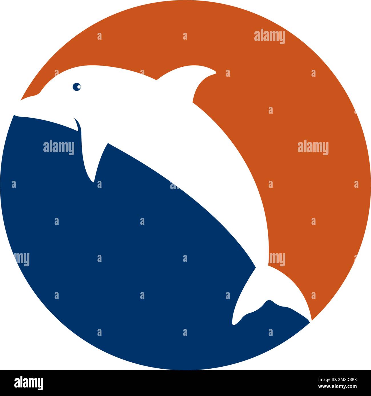 Dolphin logo vector illustration design template Stock Vector Image ...