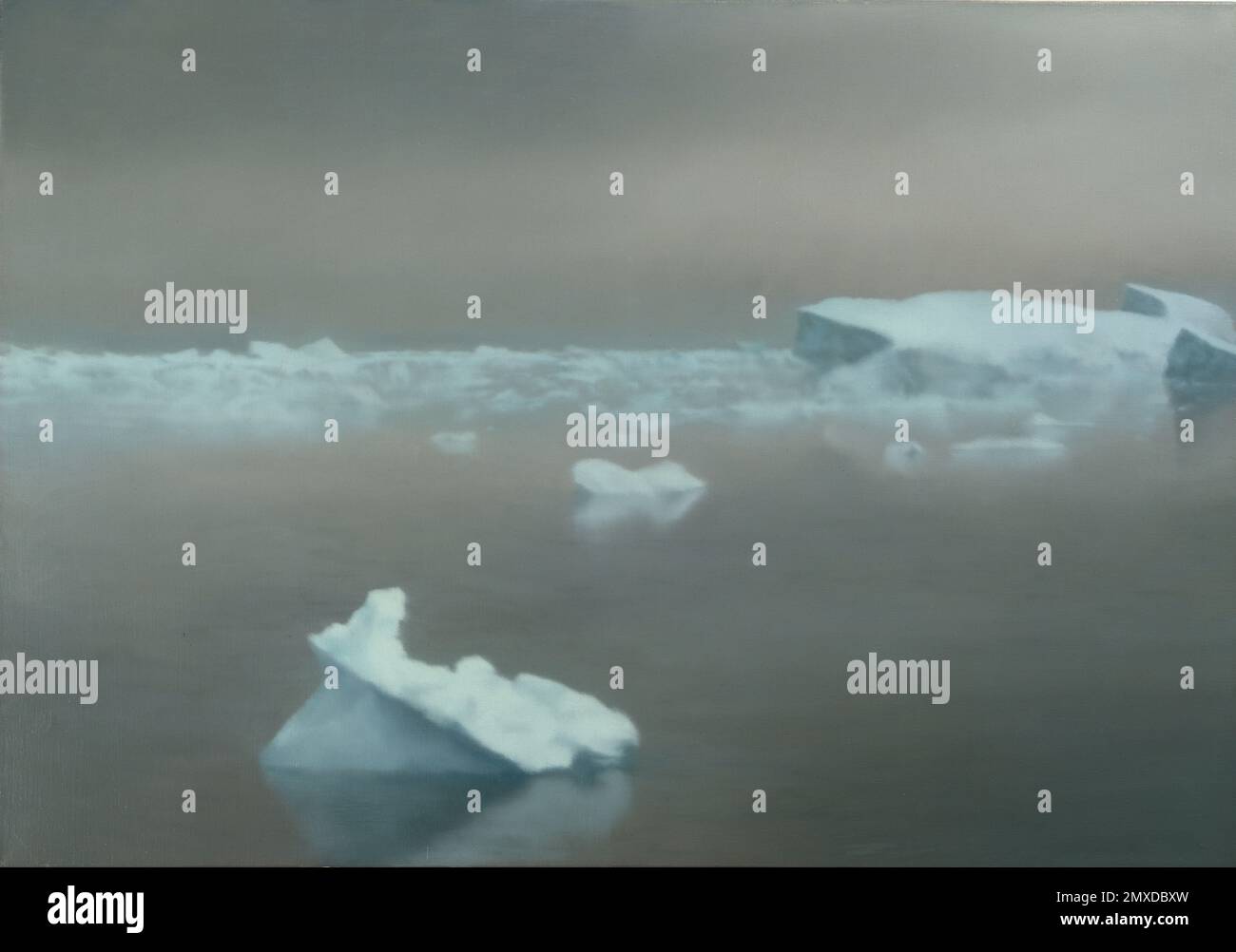 Ice. Museum: PRIVATE COLLECTION. Author: GERHARD RICHTER Stock Photo ...