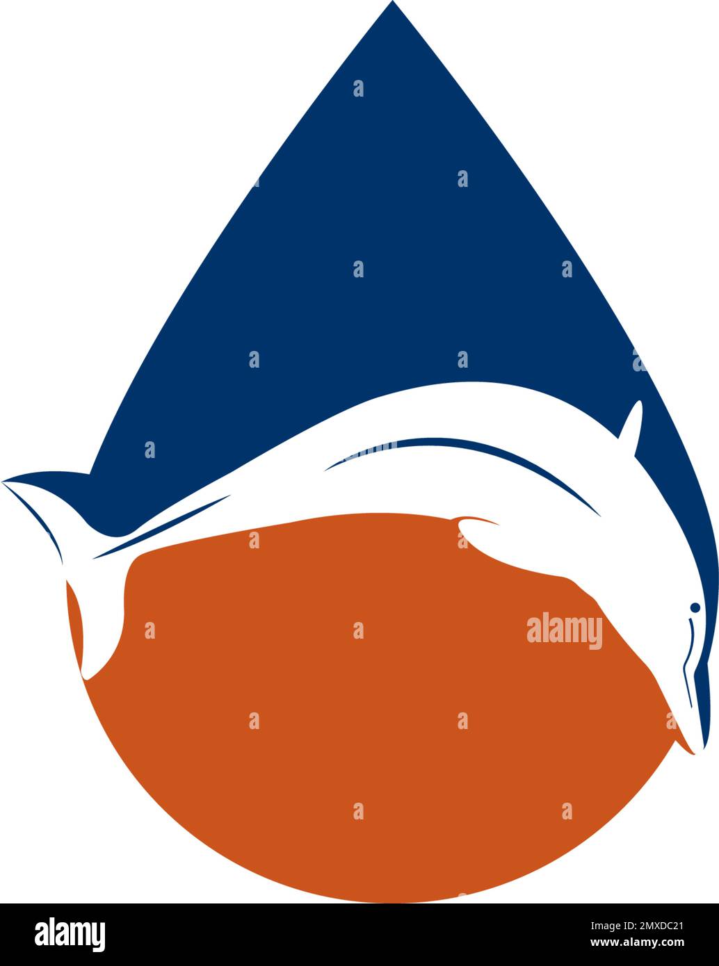 Simple dolphin design hi-res stock photography and images - Alamy