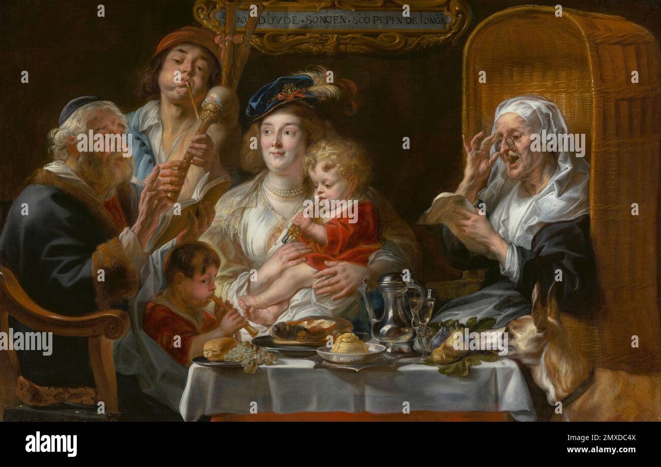 As the Old Sing, So Pipe the Young. Museum: Royal Museum of Fine Arts ...