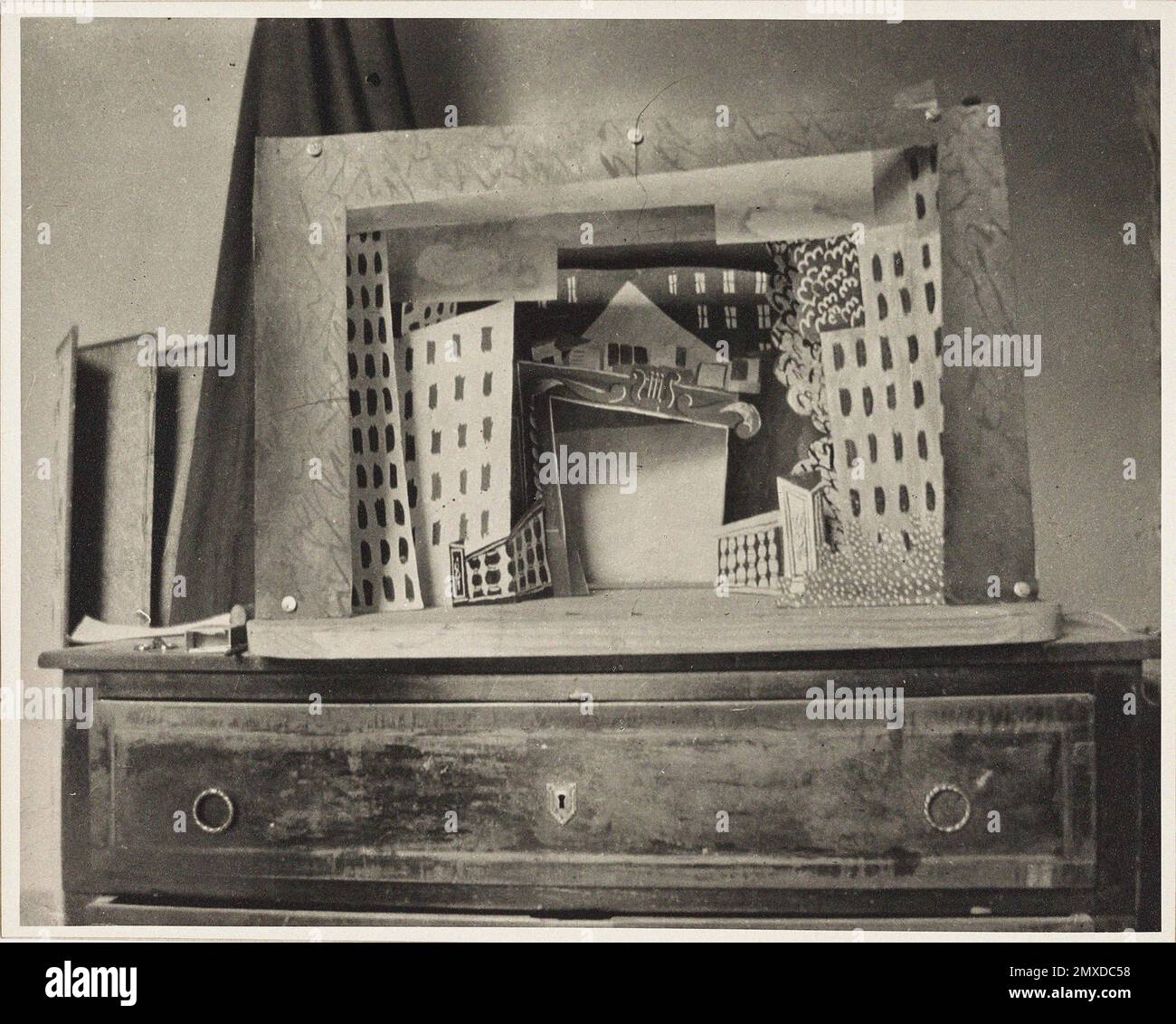 Set design for ballet Parade by Erik Satie. Museum: Musée Picasso ...