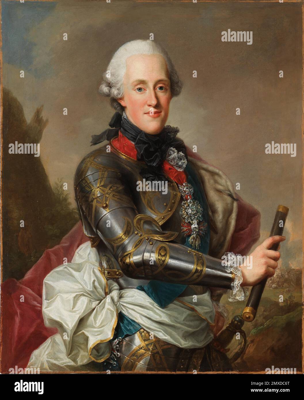Portrait of Prince Albert Casimir of Saxony, Duke of Teschen (1738-1822 ...