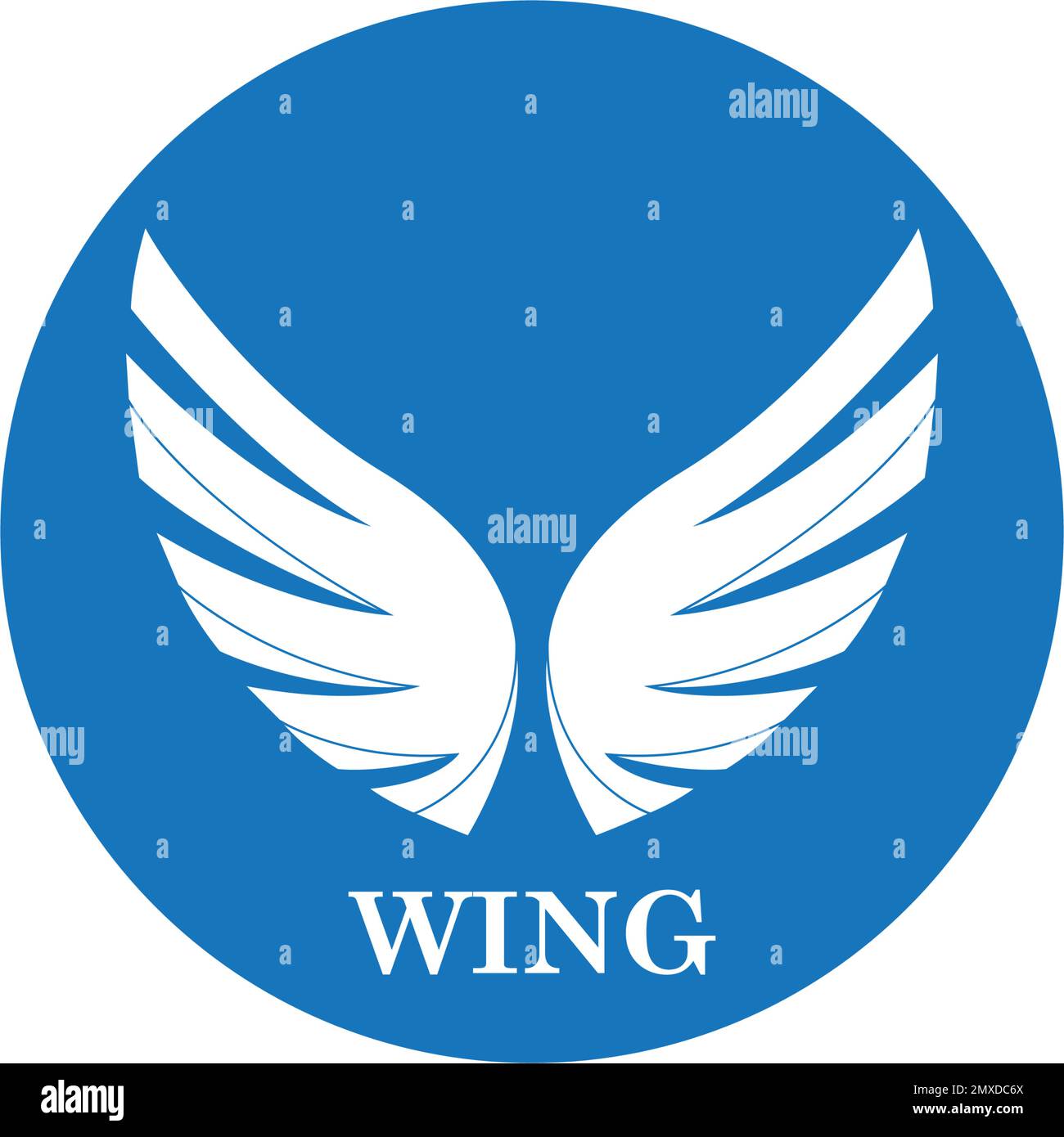 Wing logo vector illustration design template,background Stock Vector ...