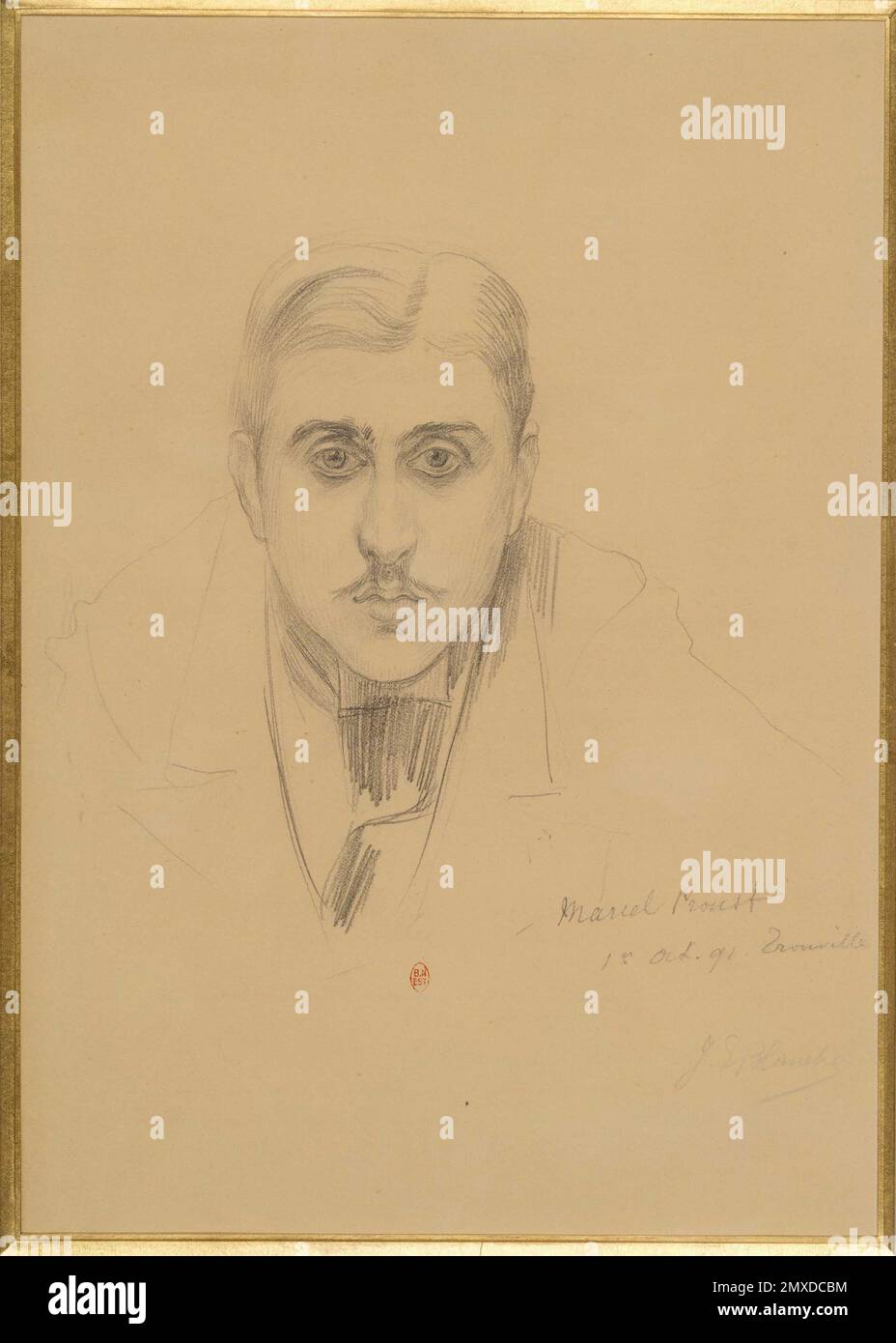 Portrait of Marcel Proust. Museum: BIBLIOTHEQUE NATIONALE DE FRANCE ...