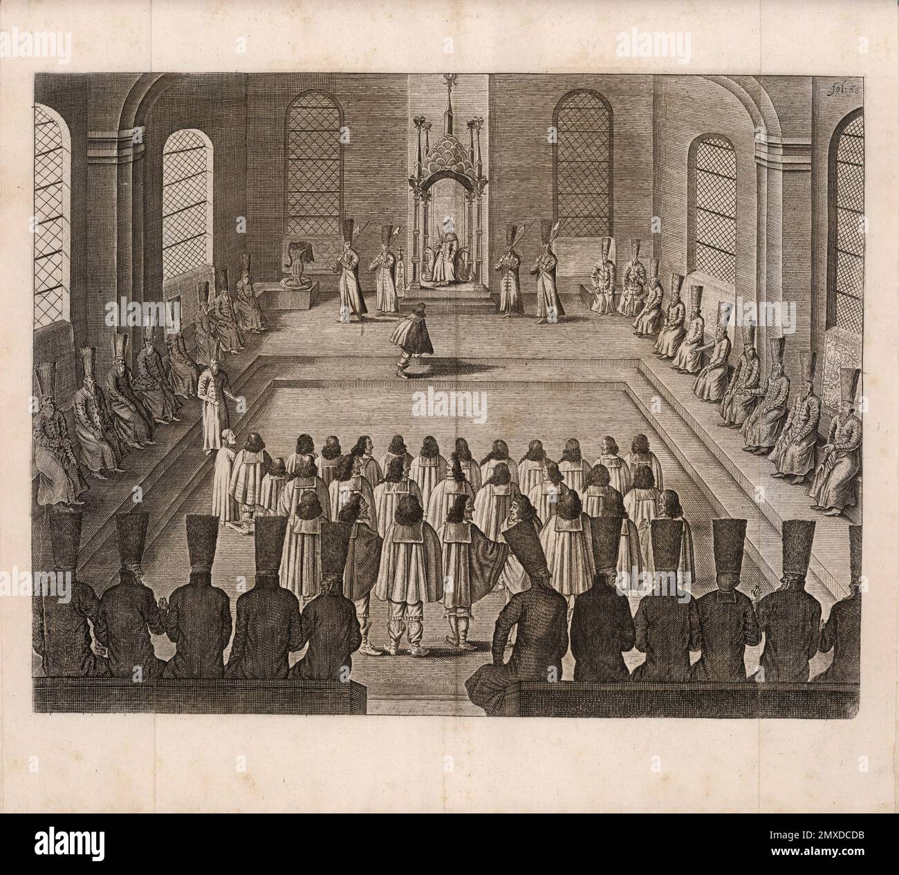 The visit of the Holstein delegation to the Russian tsar in Moscow ...