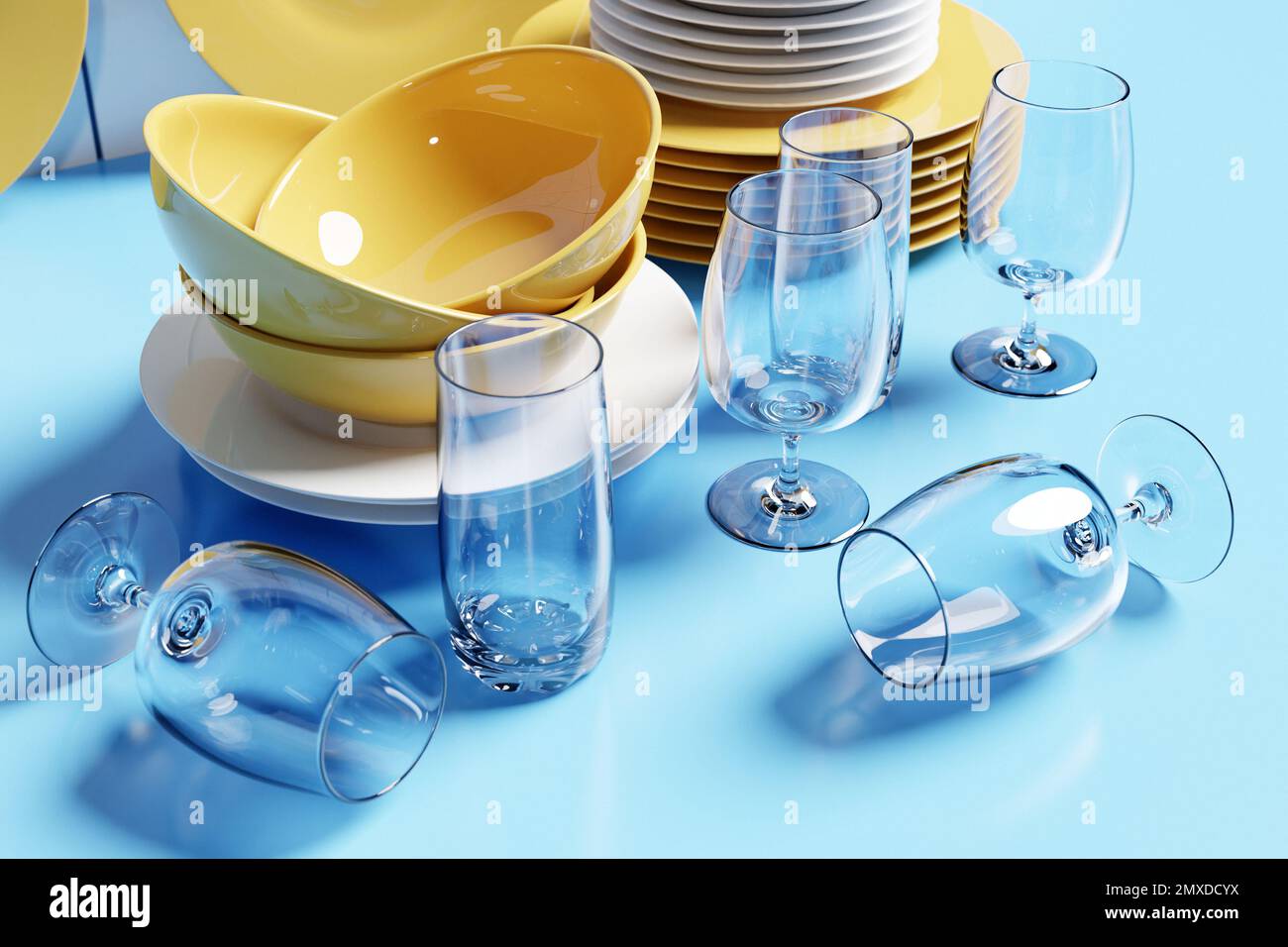 Glass utensils store