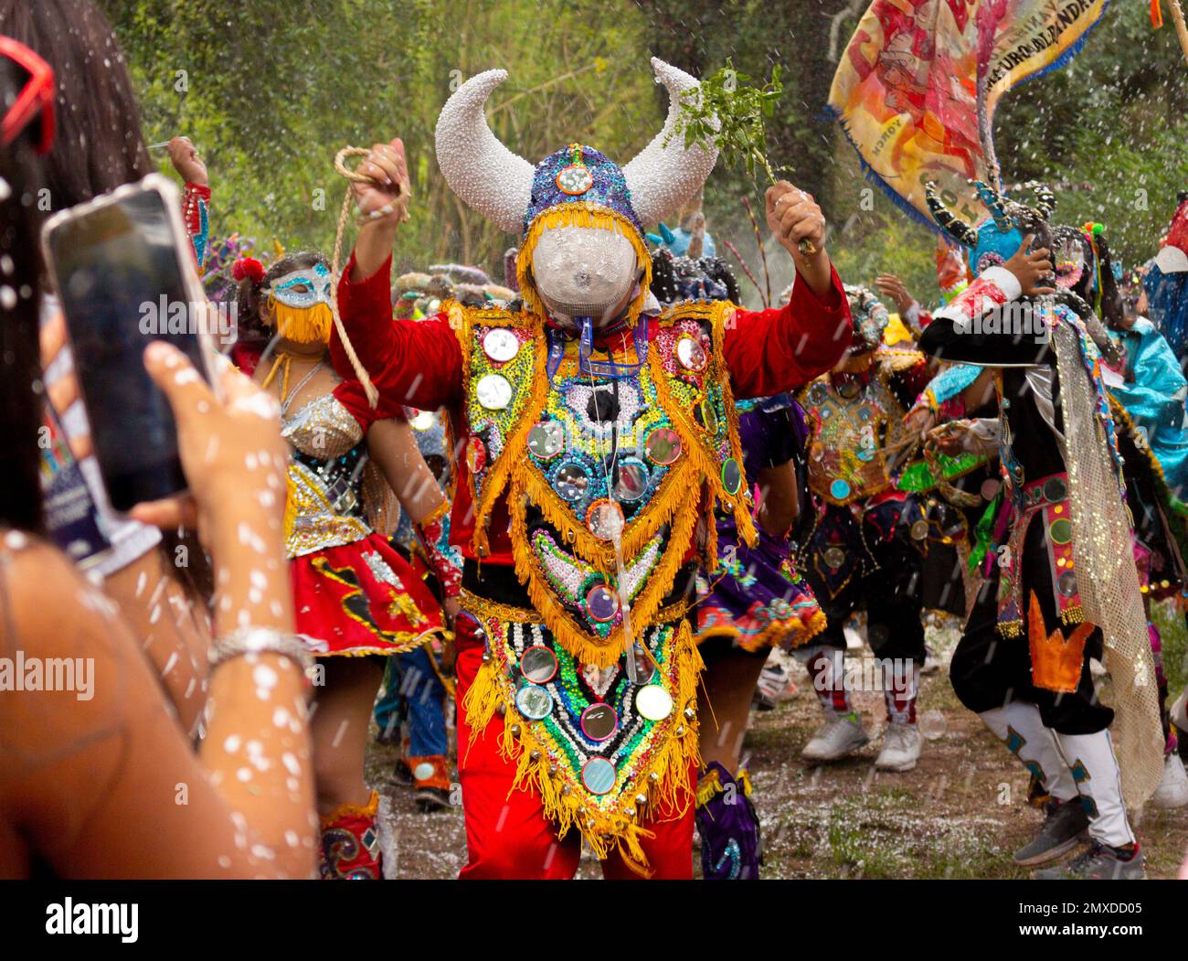 Devil carnival costume on Jujuy Stock Photo - Alamy