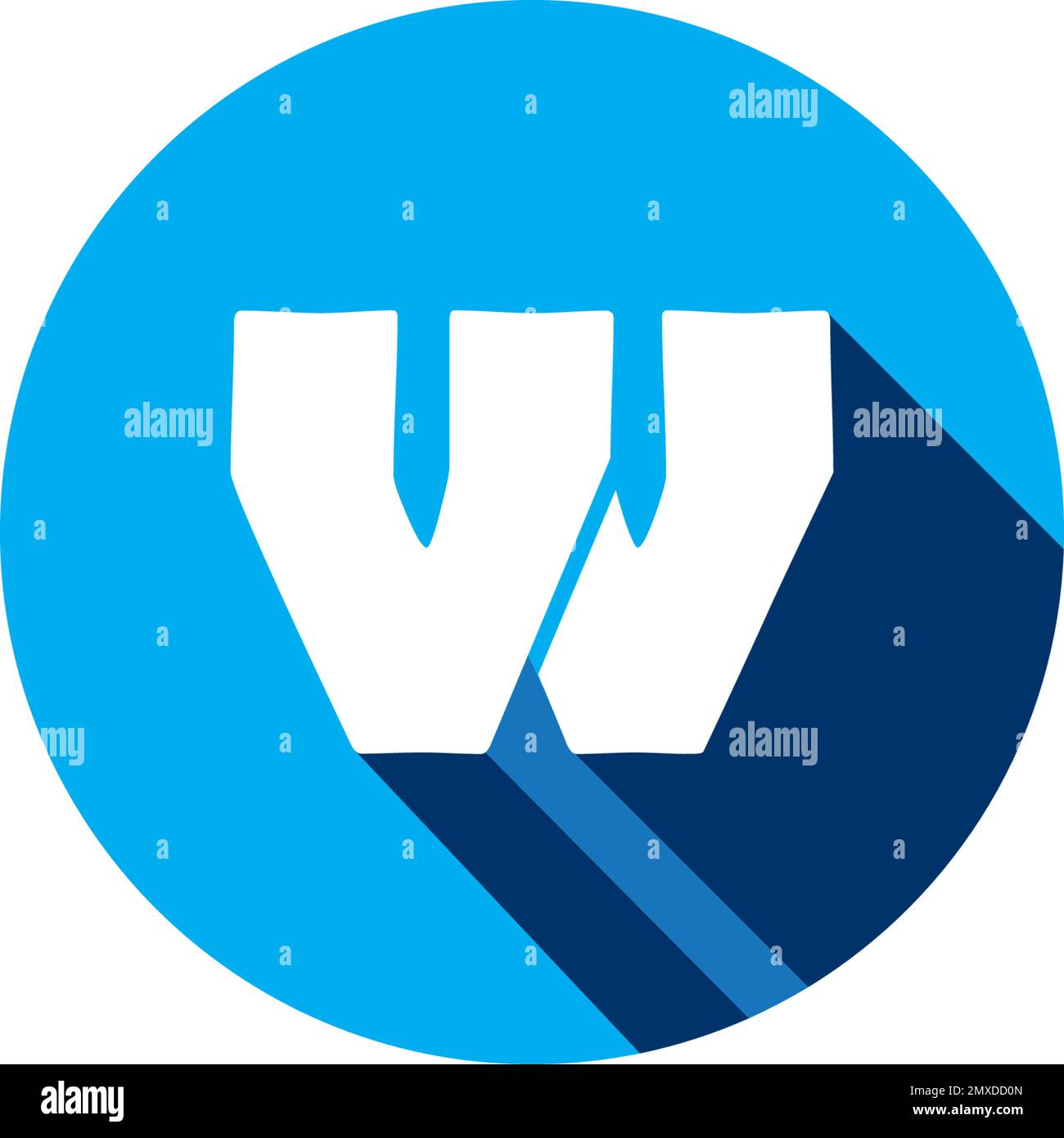 Business corporate W letter logo design vector Stock Vector Image & Art ...