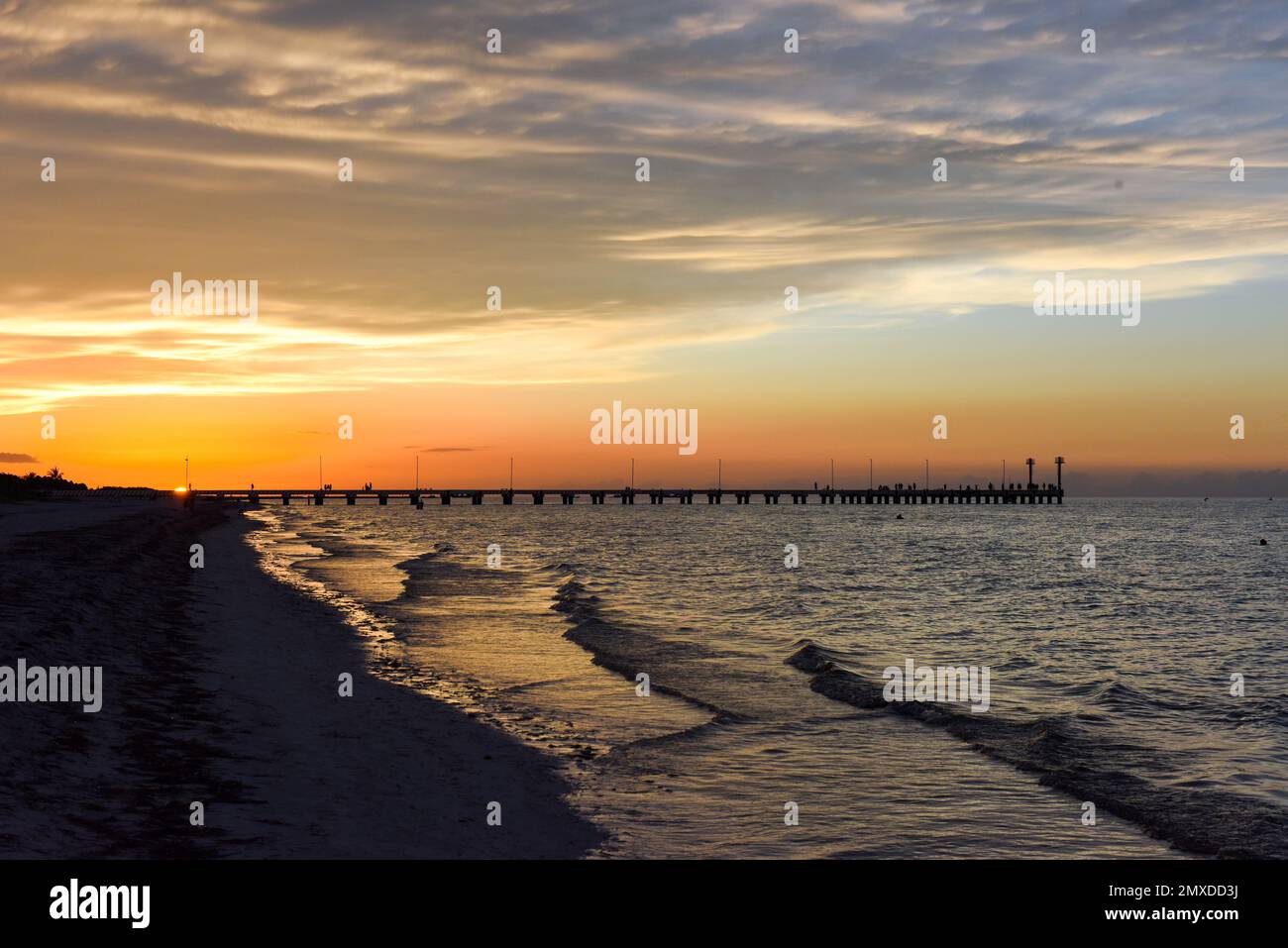 Beach town of El Cuyo, Yucatan, Mexico Stock Photo - Alamy