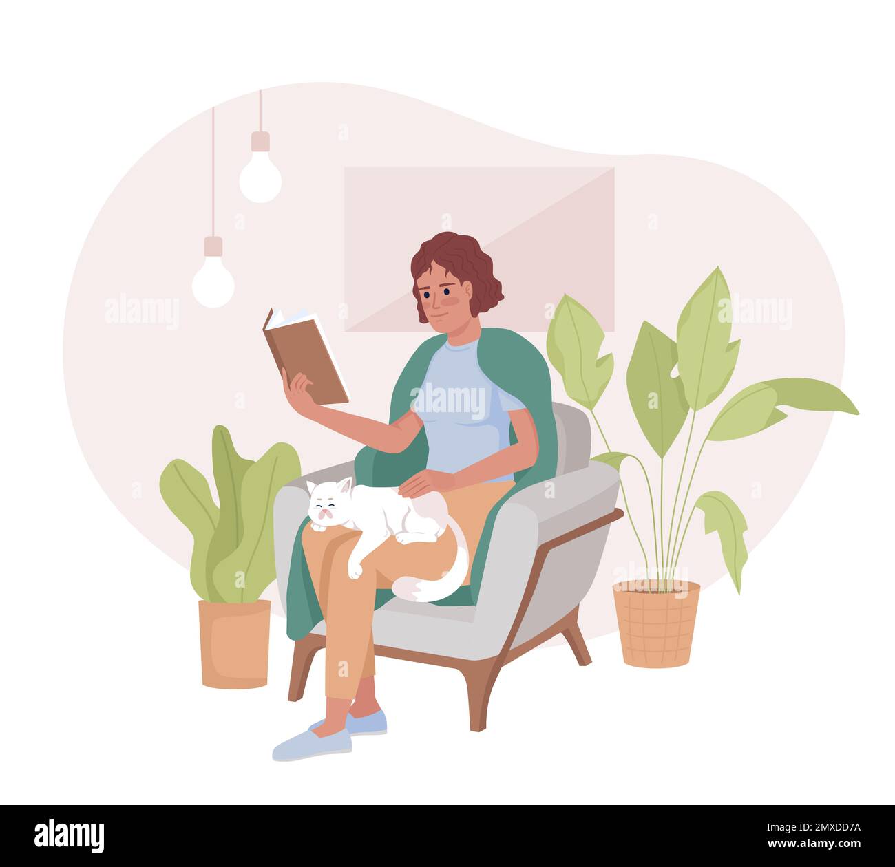 Latino read Stock Vector Images - Alamy