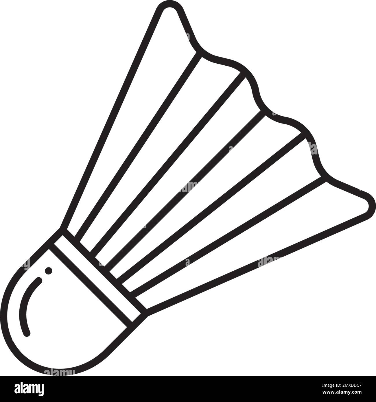 shuttlecock logo vector illustration logo design Stock Vector Image ...