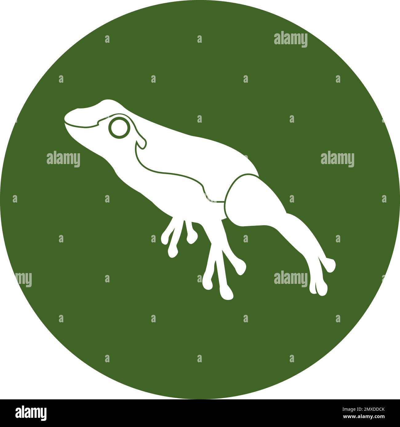 Frog icon vector illustration logo design template Stock Vector Image ...