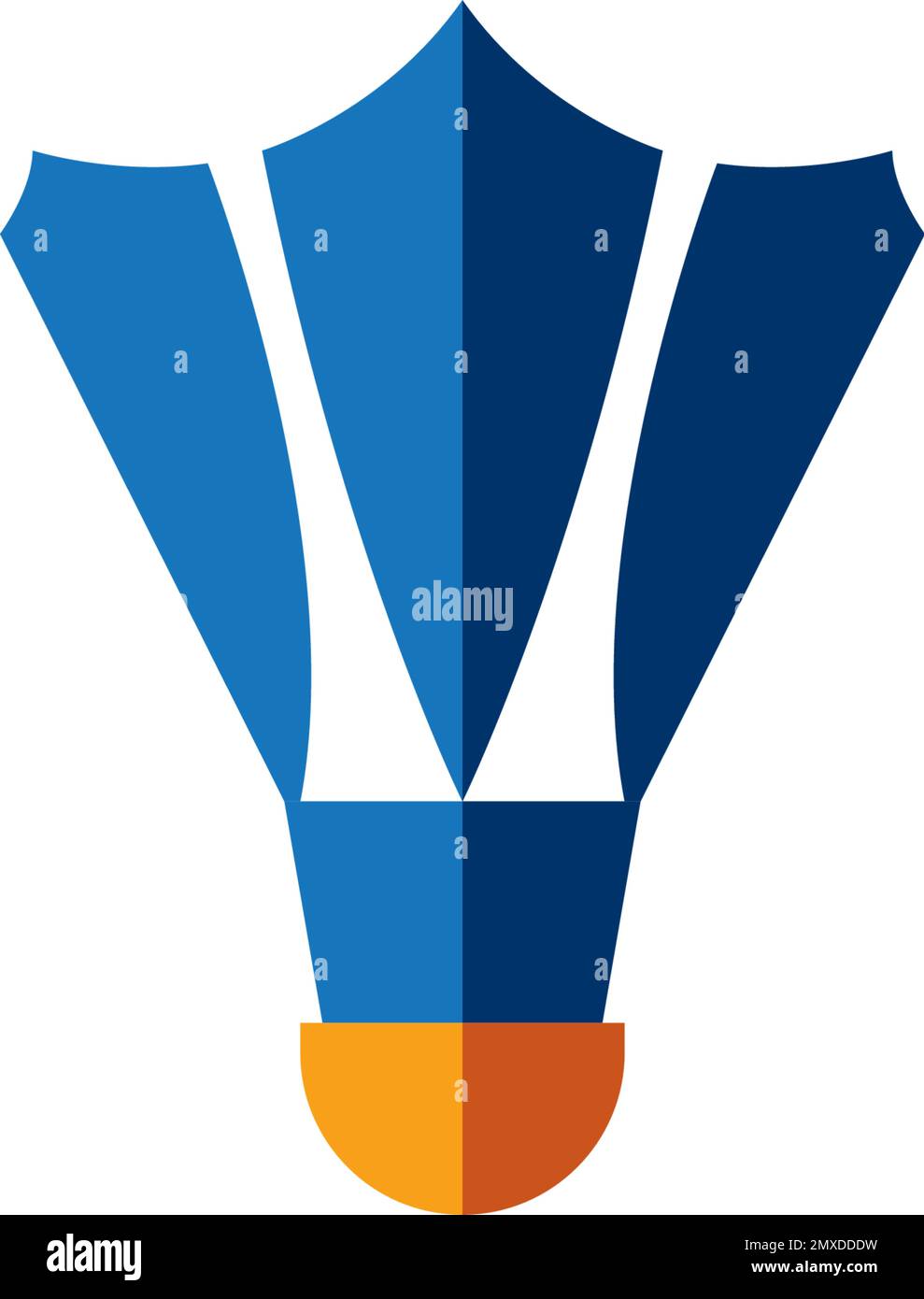 shuttlecock logo vector illustration logo design Stock Vector Image ...