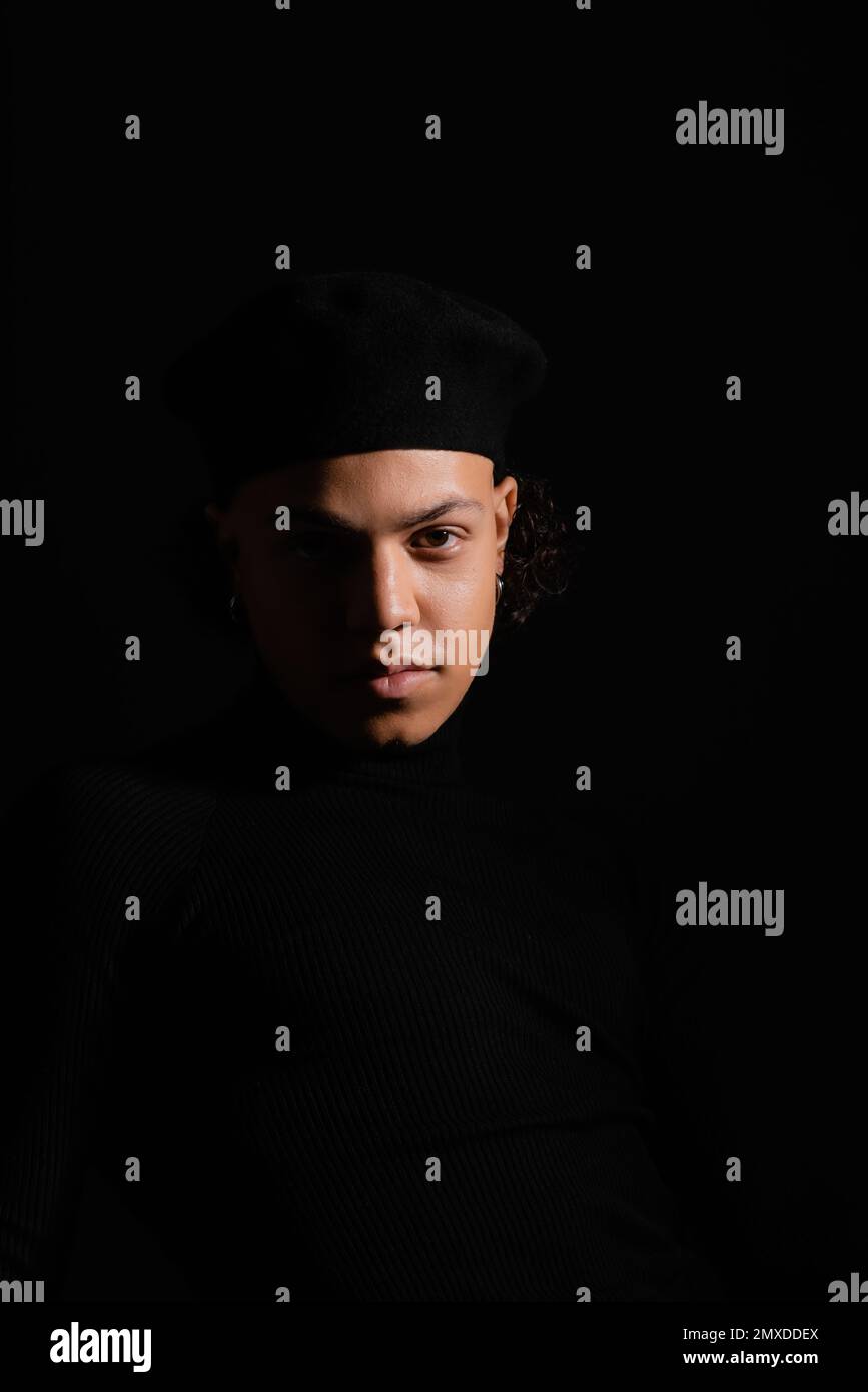 Shaded face hi-res stock photography and images - Alamy