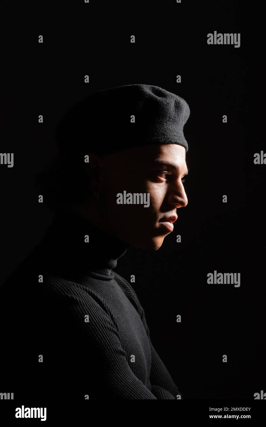 African headwear side profile hi-res stock photography and images - Alamy